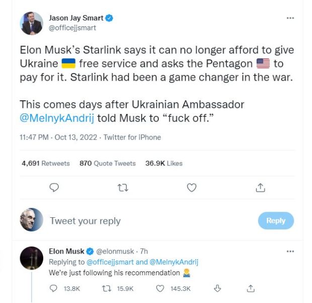 Elon is a master troll! - LewRockwell